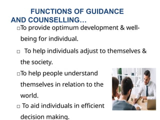 guidance and counselling ppt for B.Sc Nursing Students | PPTX