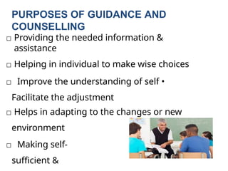 guidance and counselling ppt for B.Sc Nursing Students | PPTX