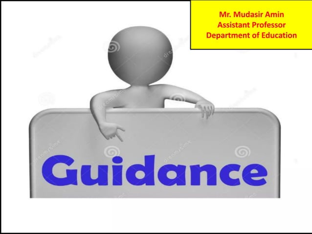 Guidance-Meaning, Nature, Need and Importance, Principles | PDF