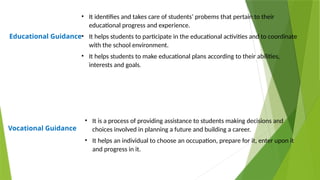 GUIDANCE in education for the teacher... | PPTX