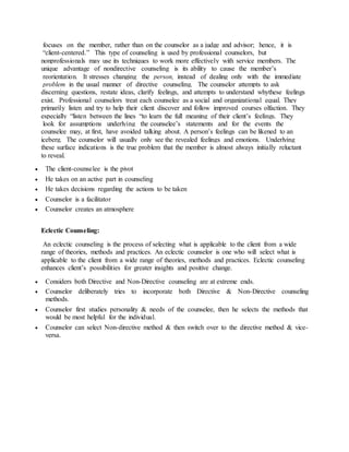 Guidance and counseling | DOCX | Educational Assessment | Education