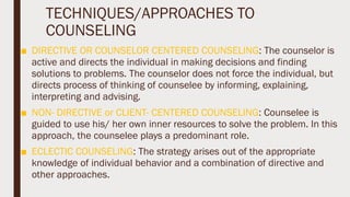 Guidance and counseling | PDF