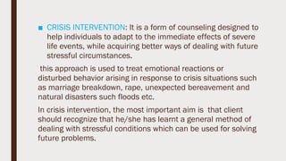 Guidance and counseling | PDF