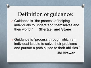 Guidance and counseling | PPTX