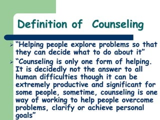 Guidance and Counseling in Senior Schools | PPTX