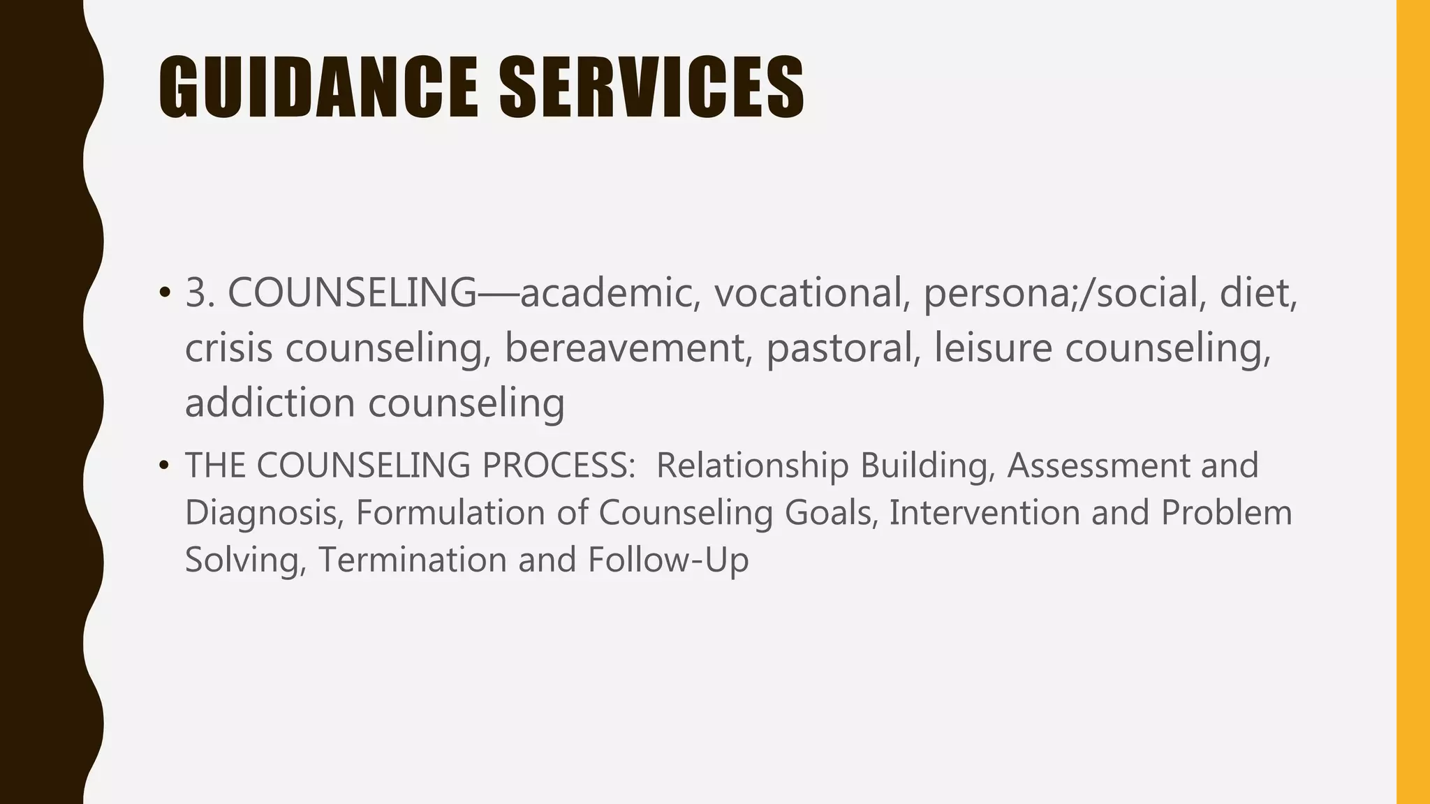 Guidance and counseling in the k 12 program | PPTX