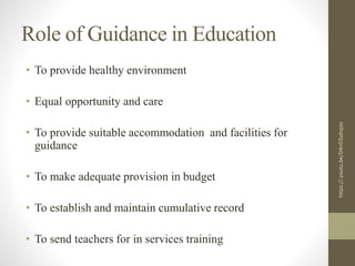 Guidance and counseling presentation | PPTX