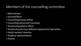 Guidance and counselling | PPTX