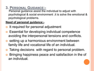 Guidance and counselling | PPTX