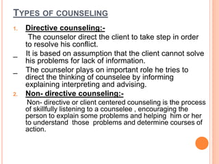 Guidance and counselling | PPTX