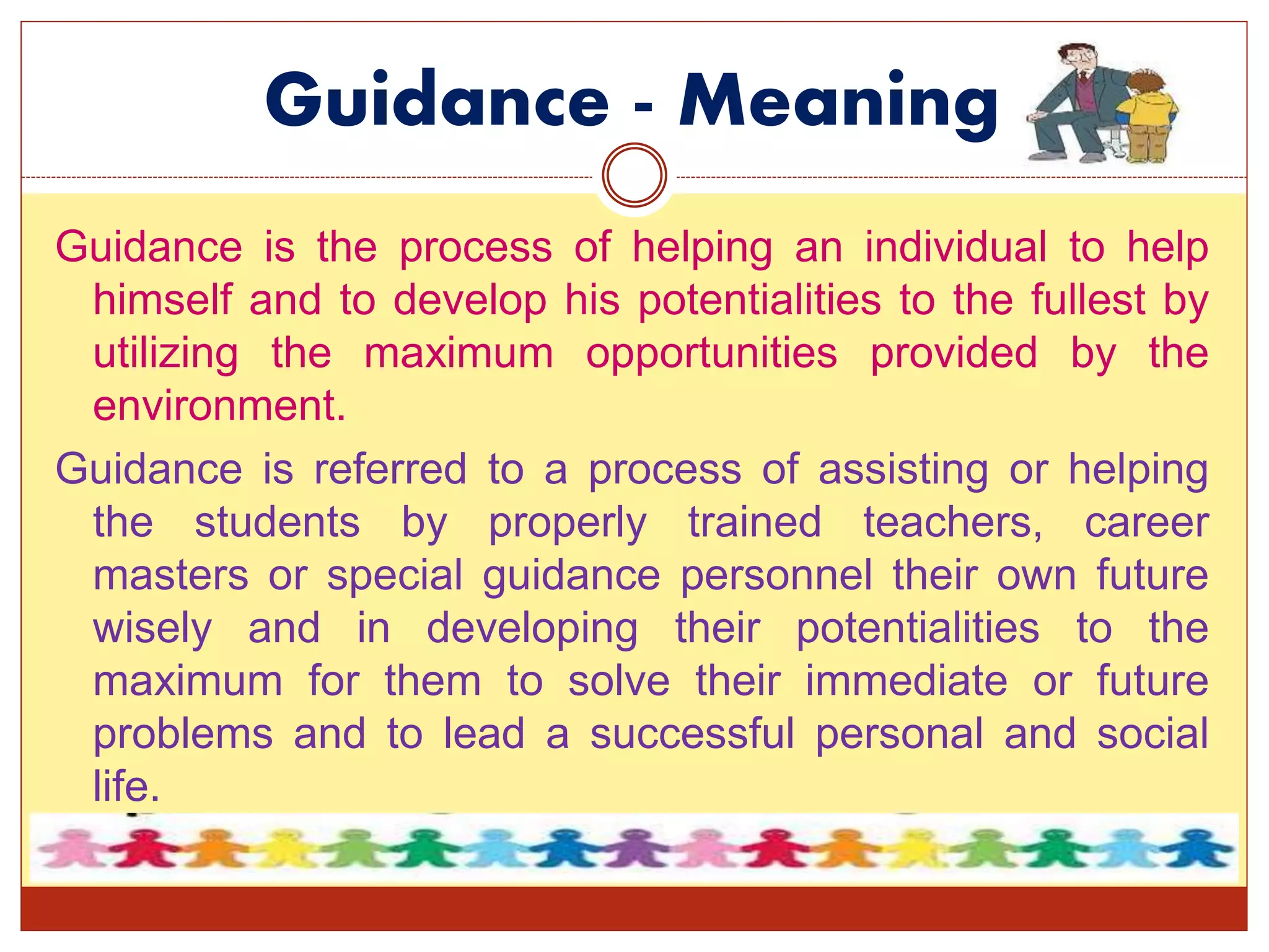 Guidance and counselling | PPTX