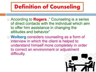 Guidance and counselling | PPTX