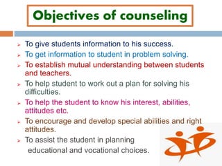Guidance and counselling | PPTX