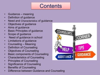 Guidance and counselling | PPTX