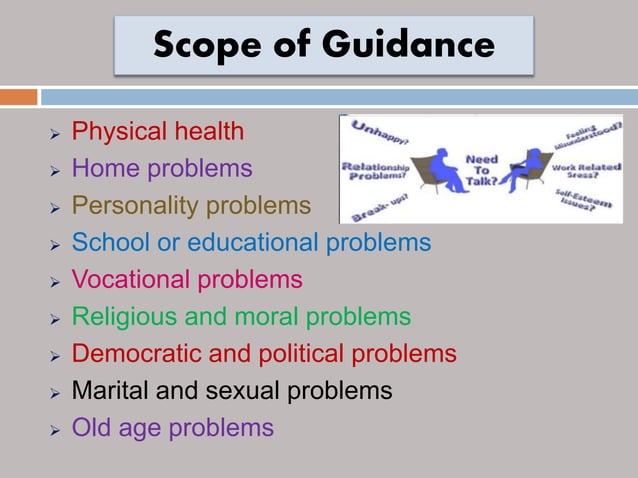 Guidance and counselling | PPTX | Mental Health | Diseases and Conditions