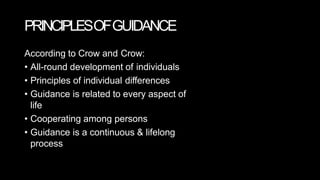 Guidance and counselling | PPTX