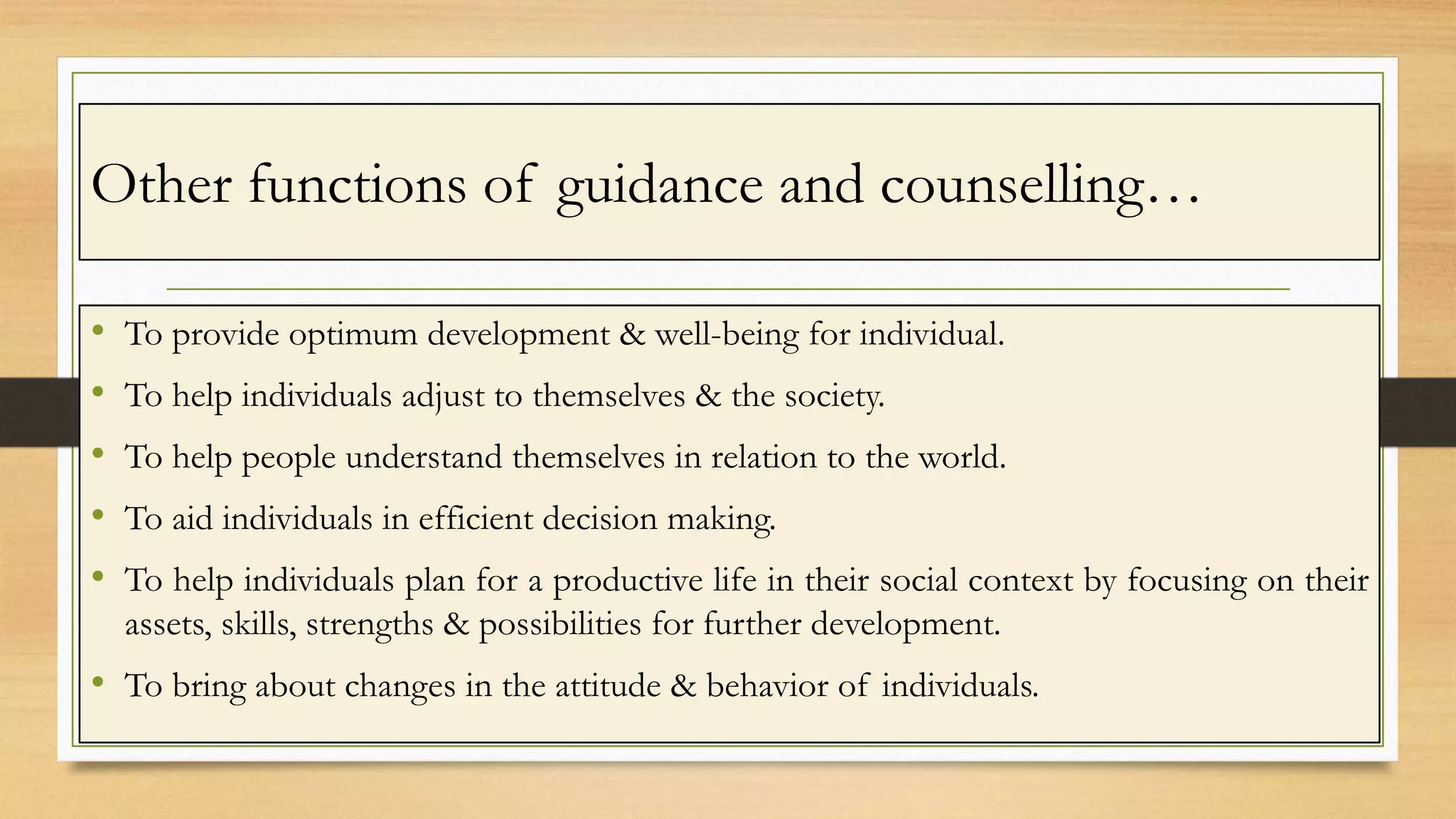 Guidance and counselling.pptx | Education