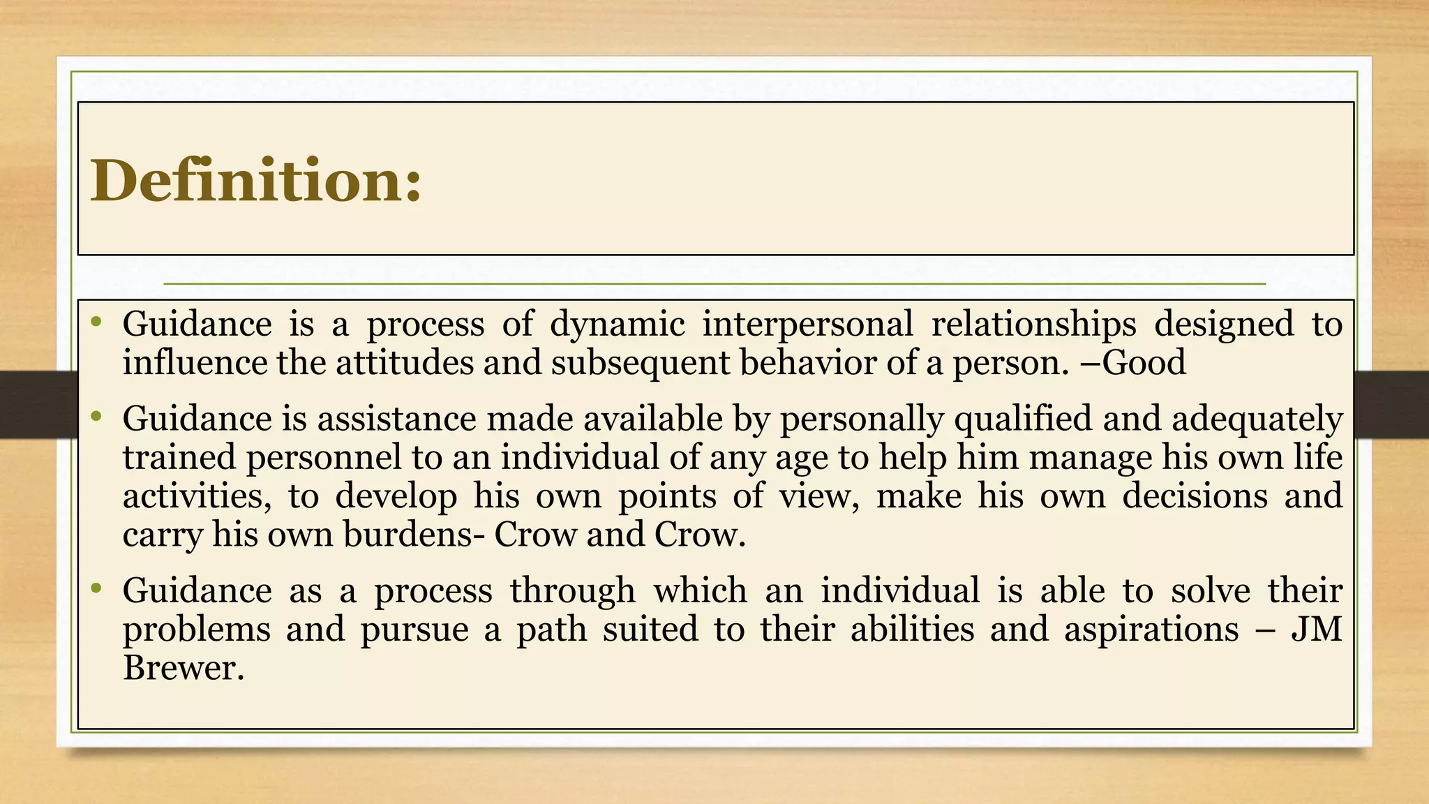 Guidance and counselling.pptx | Education