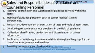Guidance and counselling opportunities | PPTX