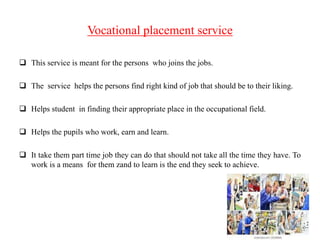 Placement service in schools | PPTX