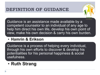 Guidance and counselling | PPTX