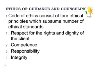 Guidance and counselling | PPTX