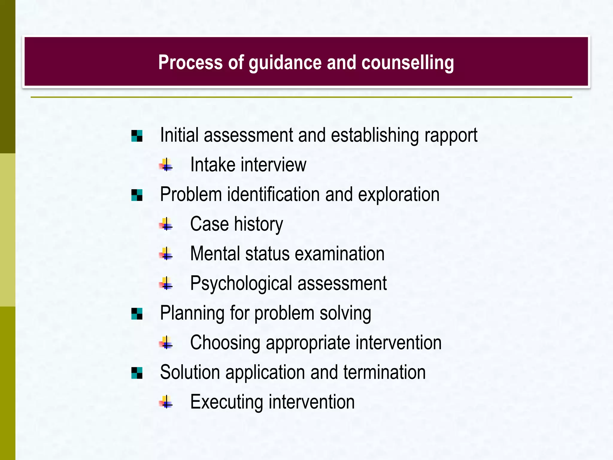 Guidance and Counselling: Assessment and Intervention | PPTX