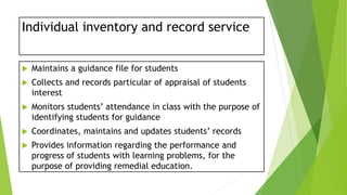 Guidance and counselling services | PPTX