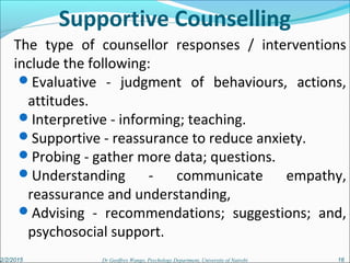 Guidance and counselling services in schools in Kenya | PPT