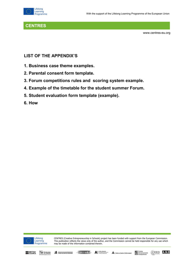 Guidance and models of organising entrepreneurship forums | PDF | Secondary Education | Education