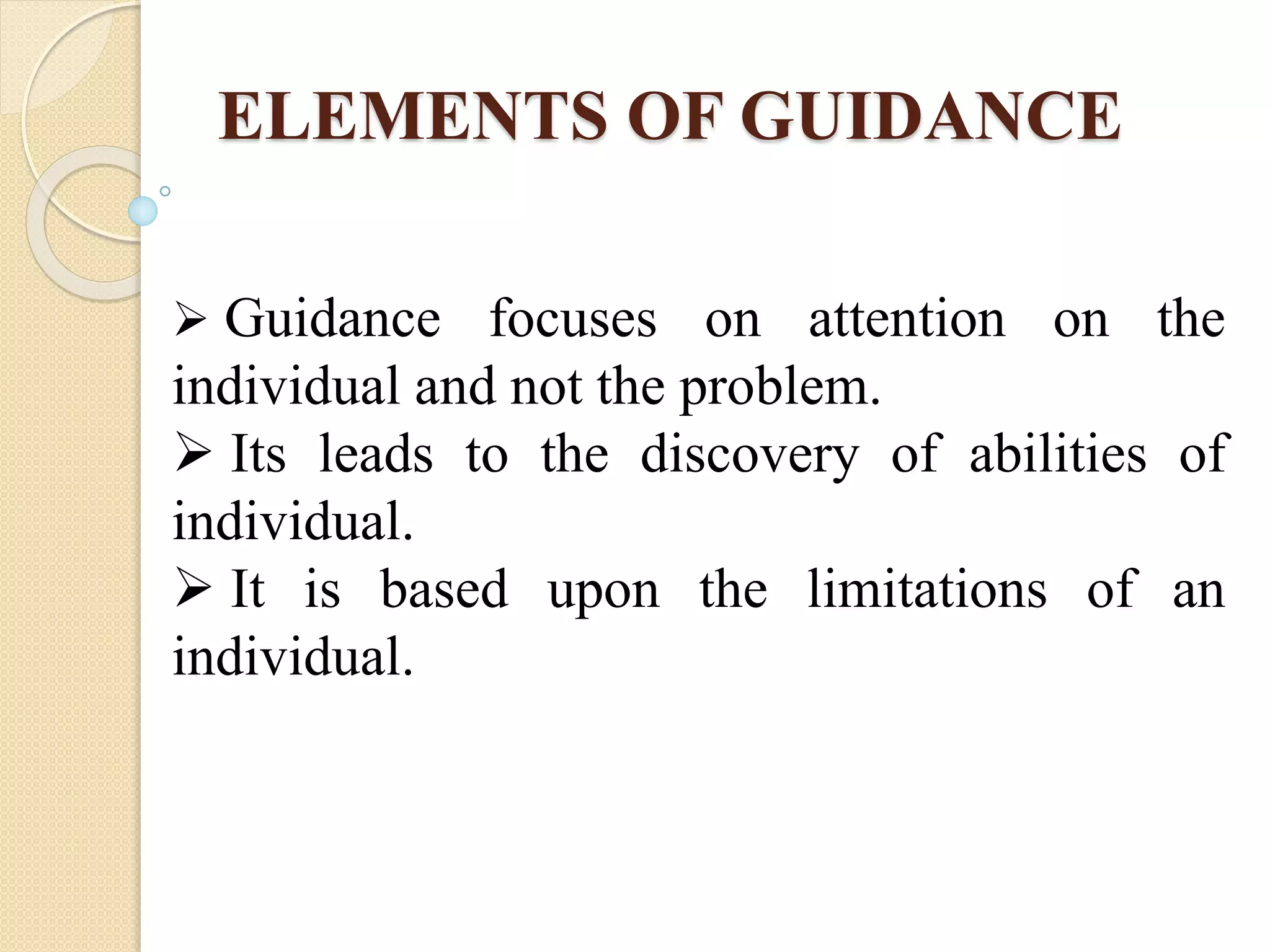 Guidance and supervision | PPTX