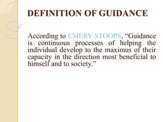 Guidance and supervision | PPTX