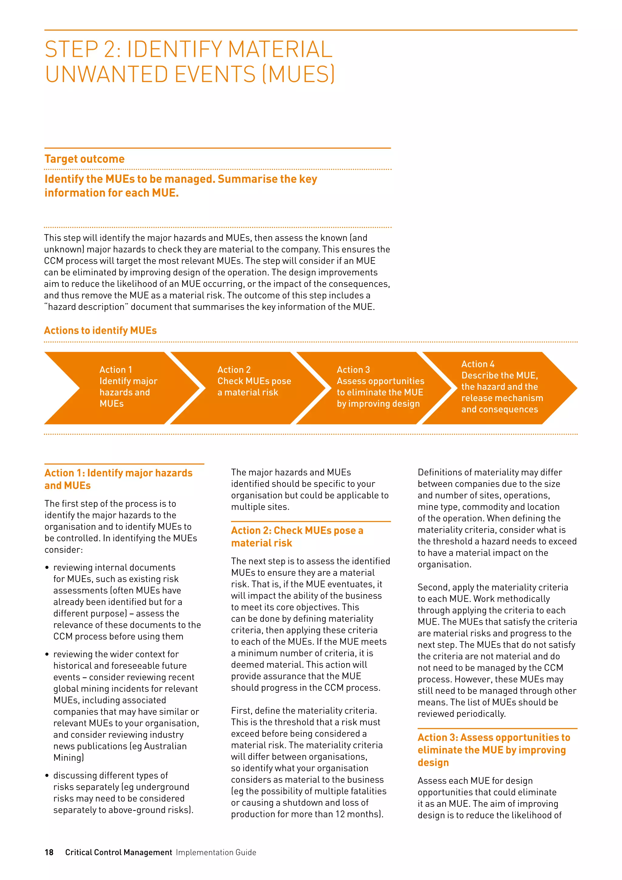 ICMM Critical Control Management Implementation Guide | PDF