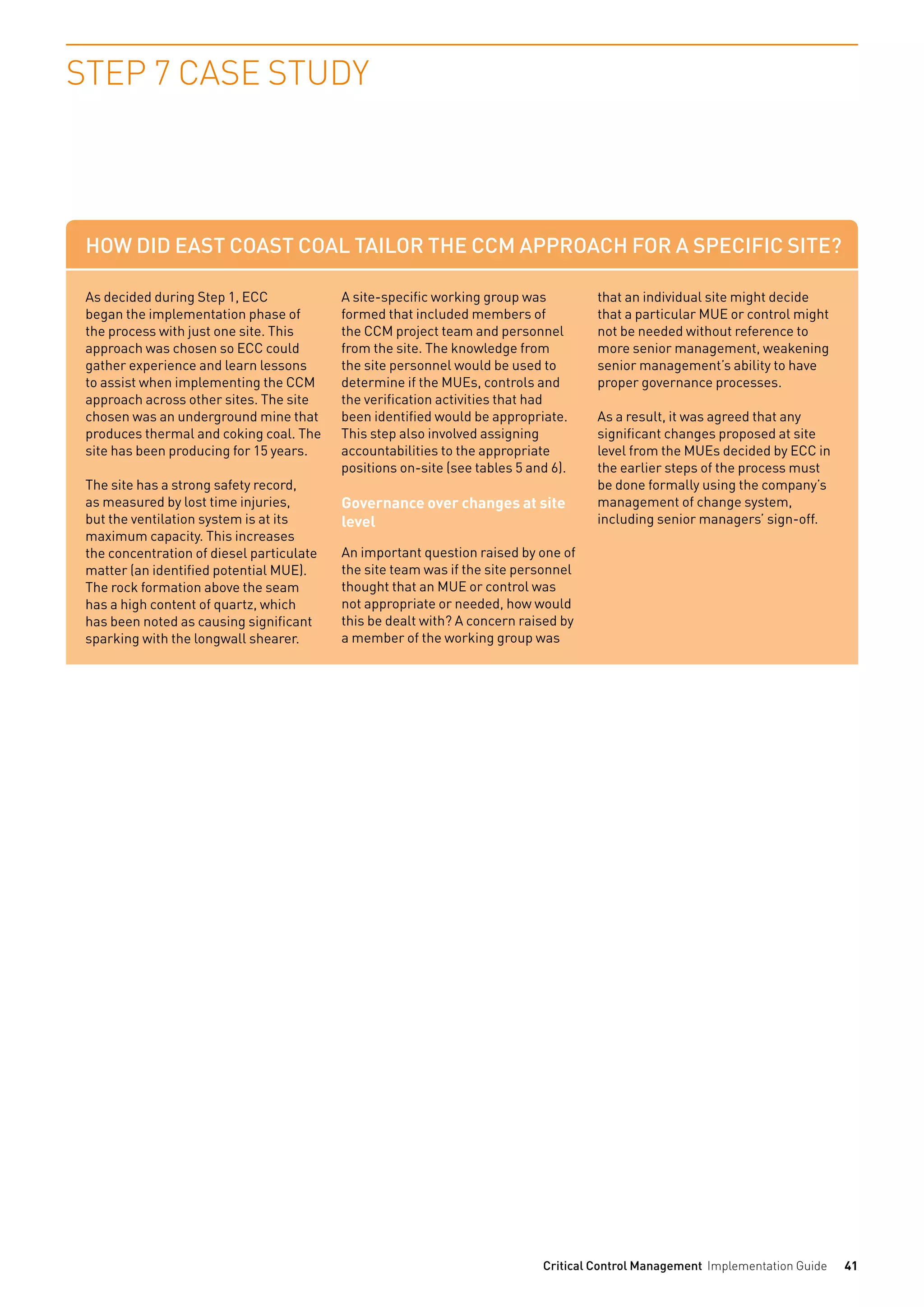 ICMM Critical Control Management Implementation Guide | PDF