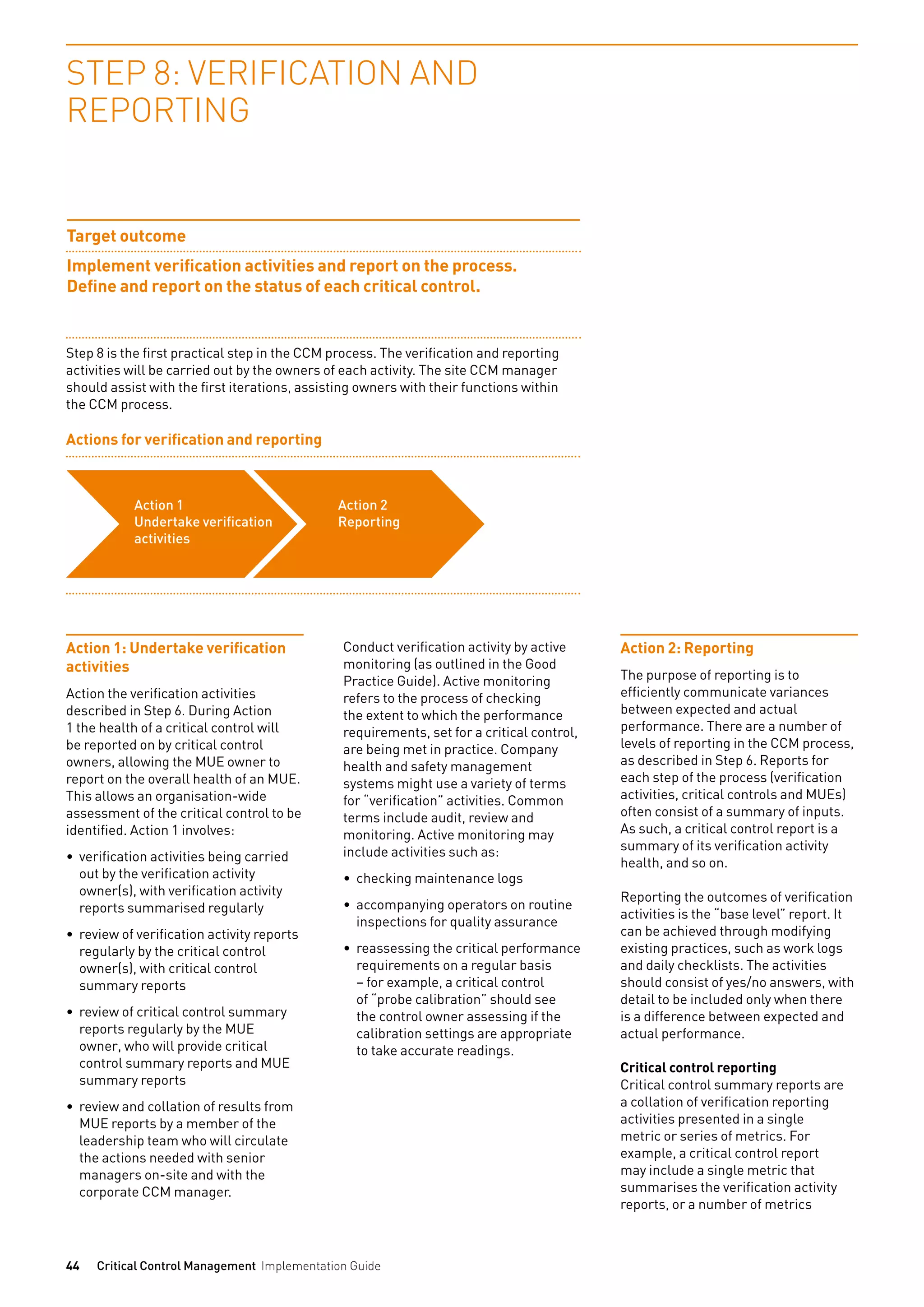 ICMM Critical Control Management Implementation Guide | PDF