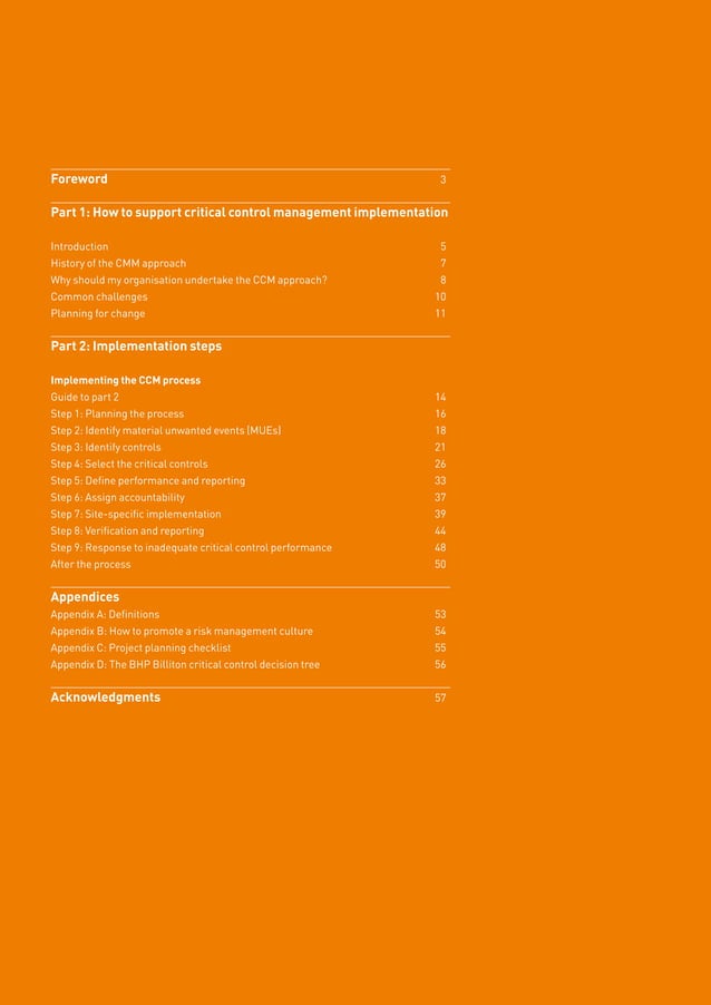 ICMM Critical Control Management Implementation Guide | PDF