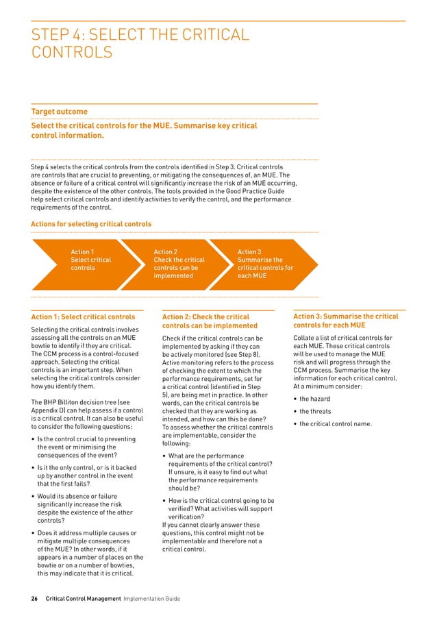 ICMM Critical Control Management Implementation Guide | PDF