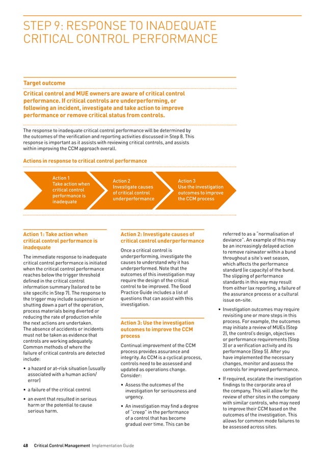 ICMM Critical Control Management Implementation Guide | PDF