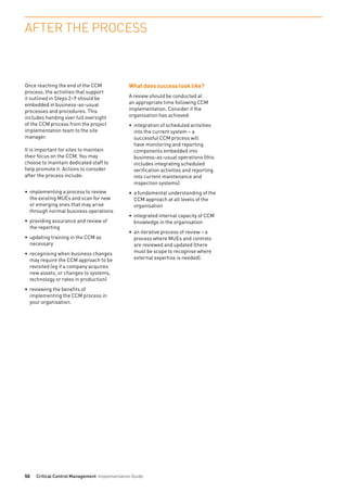 ICMM Critical Control Management Implementation Guide | PDF