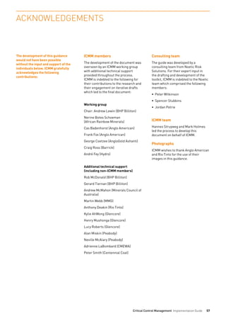 ICMM Critical Control Management Implementation Guide | PDF