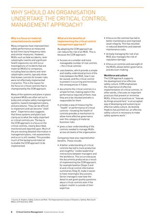 ICMM Critical Control Management Implementation Guide | PDF