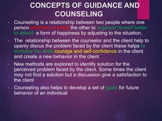 Guidance & counseling | PPTX