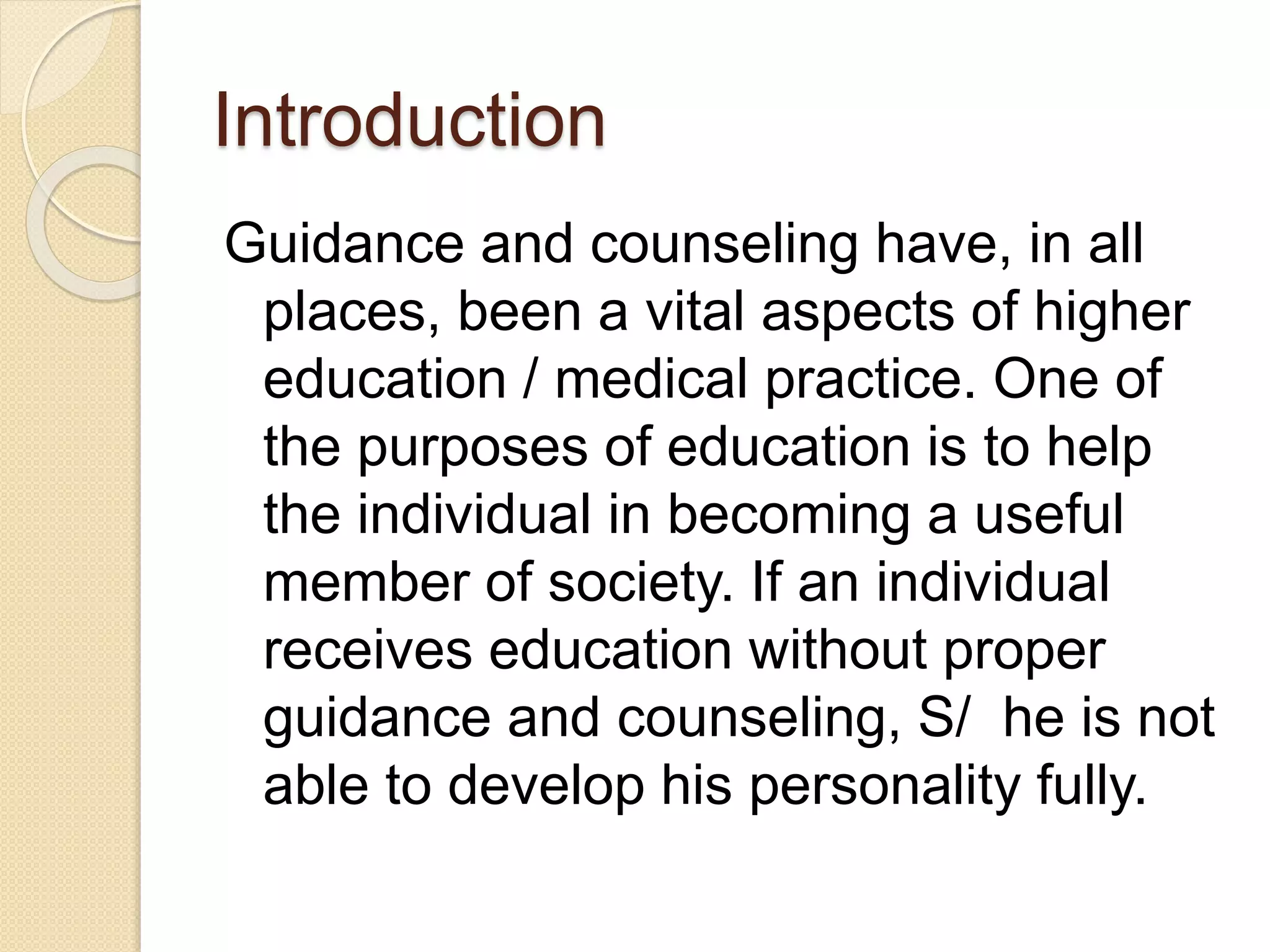 Guidance & counseling aku | PPT