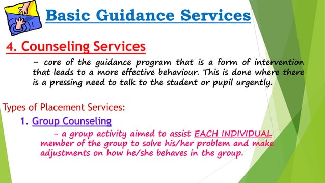 Guidance & counseling: Guidance Services | PPTX