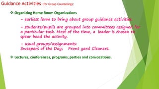 Guidance & counseling: Guidance Services | PPTX