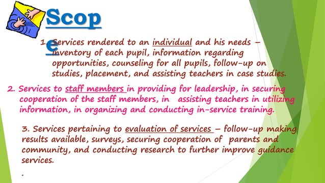 Guidance & counseling: Guidance Services | PPTX