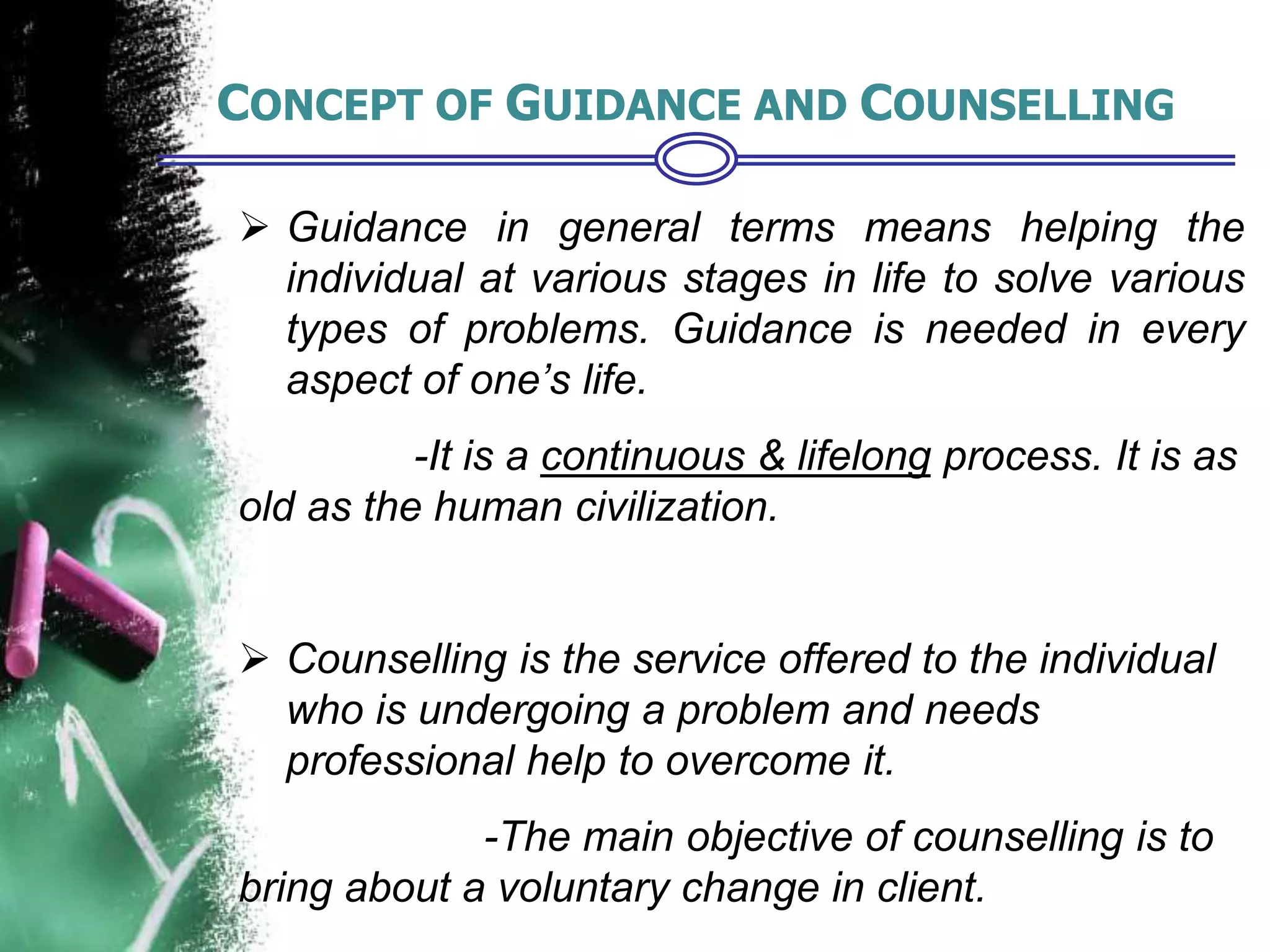 Guidance & counselling | PPTX