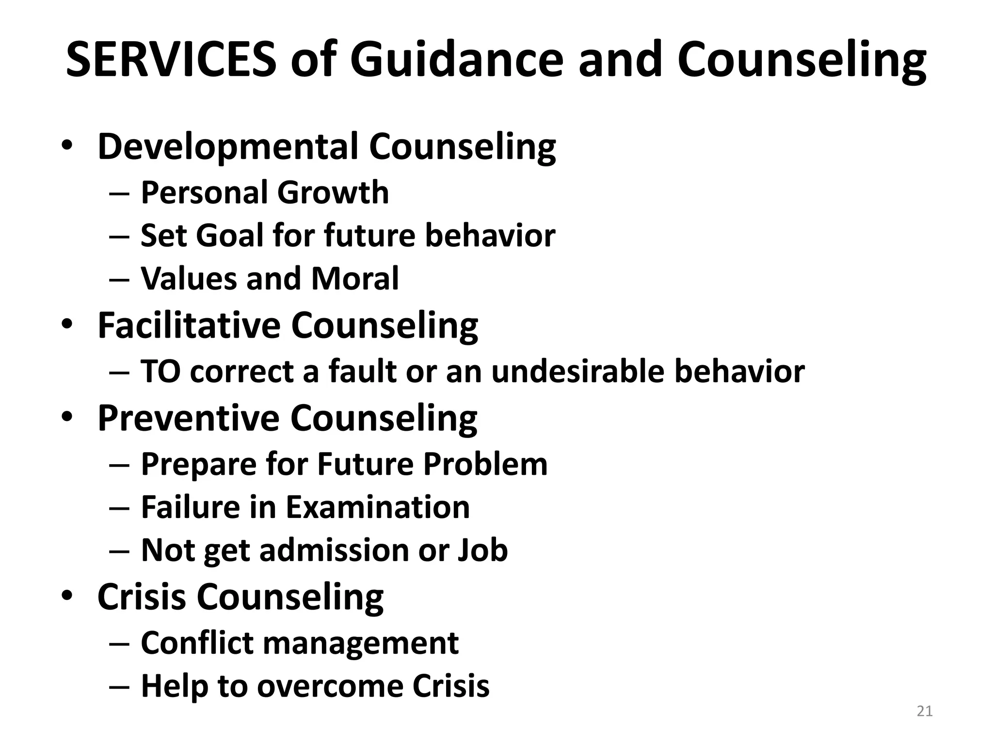 Guidance and counseling | PPTX