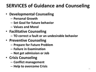 Guidance and counseling | PPTX
