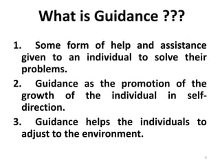 Guidance and counseling | PPTX